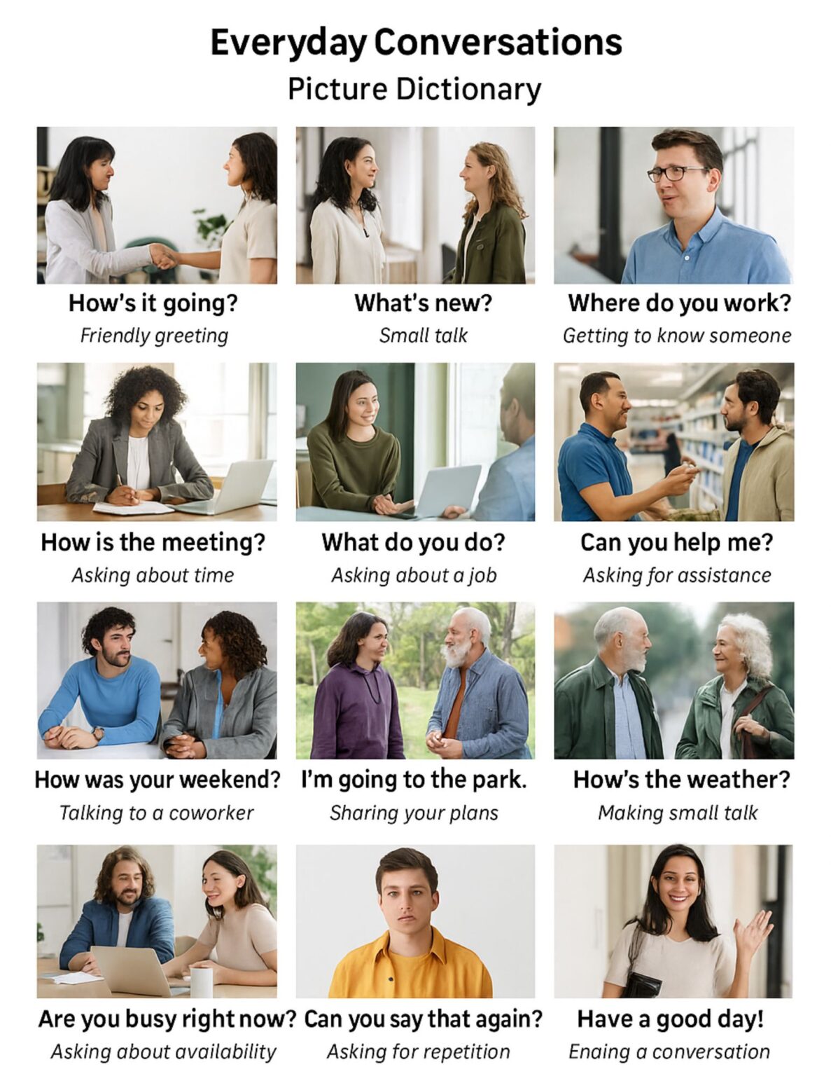 Everyday Conversations – ESL for Real-Life English